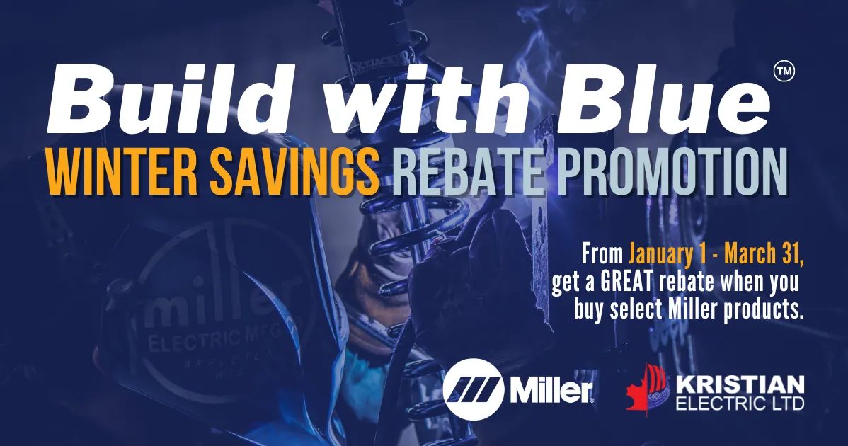 Miller 2025 Build with Blue Winter Savings Rebate | Kristian Canada